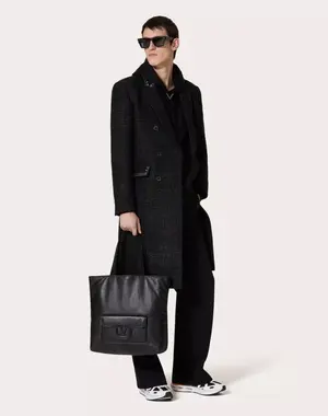 Valentino Garavani Vlogo Plaque Top Handle Bag