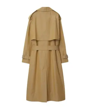 Burberry Kensington Heritage Double Breasted Belted Trench Coat