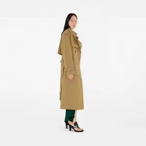 Burberry Kensington Heritage Double Breasted Belted Trench Coat