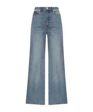 Officine Générale Flared Denim Jeans - Gray