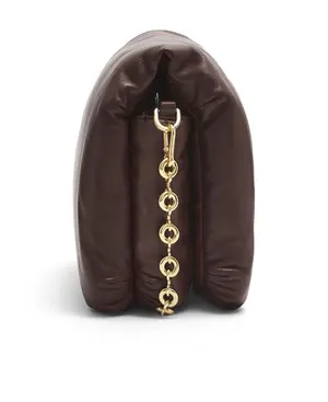 Loewe Goya Puffer Chained Shoulder Bag - Brown