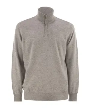 Brunello Cucinelli Zip-up Cashmere Jumper