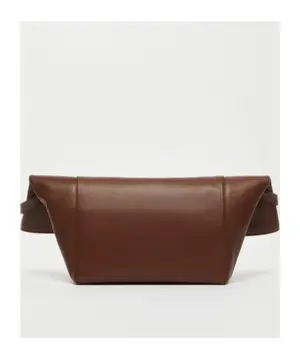 Max Mara Small Natural Leather Clutch Bag