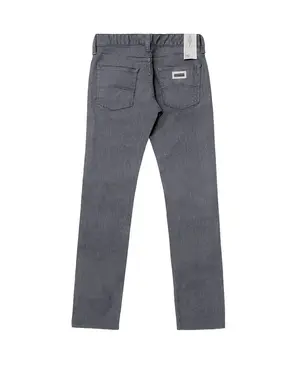 Emporio Armani Straight Barrel Logo Jeans - Gray