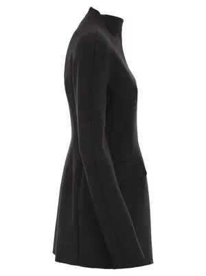 Sportmax Tefrite Long-sleeved Mini Dress - Black