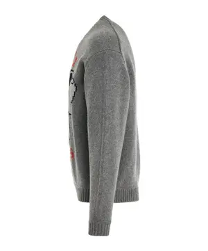Kenzo Elephant Motif Crewneck Sweater