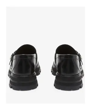 Alexander McQueen Buckle-detailed Slip-on Loafers