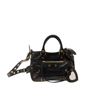 Balenciaga Neo Cagole Xs Handbag - Black