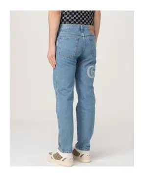 Gucci Lasered Double G Denim Jeans