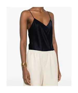 FORTE_FORTE V-neck Top With Adjustable Straps