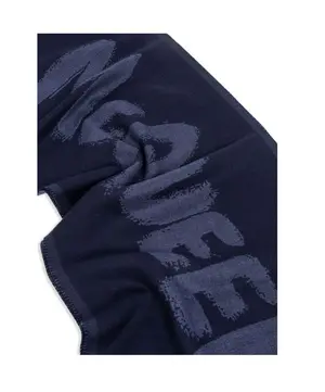 Alexander McQueen Oversized Graffiti Printed Frayed-edge Scarf