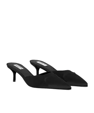 Alaïa Le Coeur 3d Heart Mules - Black