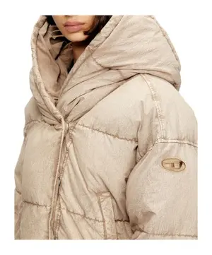 DIESEL® W-illey-s2 Puffer Jacket - Beige