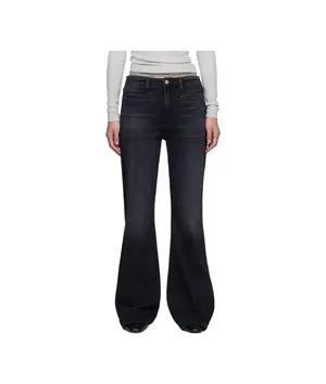 Citizens Of Humanity Lilah Flare Welt Pocket Jeans - Black