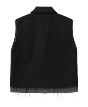 Marissa Chiara Raw Edge Logo Vest