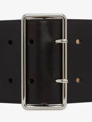 Alexander McQueen Leather Waist Belt