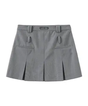 MARISSA CHIARA Belt Loop Pleated Skirt