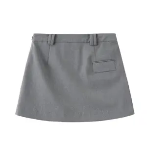 MARISSA CHIARA Belt Loop Pleated Skirt