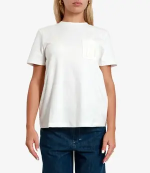 Max Mara Embroidered Logo Crewneck T-shirt