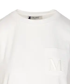 Max Mara Embroidered Logo Crewneck T-shirt