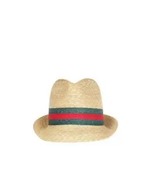 Gucci Web Stripe-trim Trilby Hat