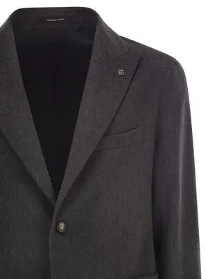 Tagliatore Two-button Patch Pocket Jacket - Black