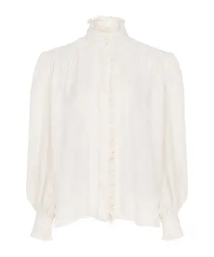 Chloé Oversized Ruffled Blouse
