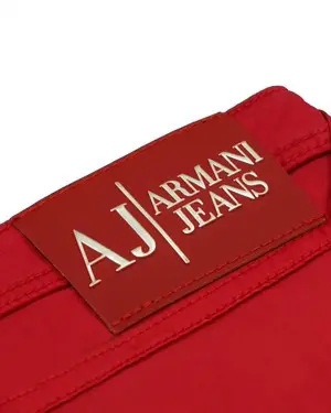 Emporio Armani Logo Denim - Red