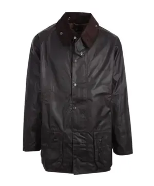 Barbour Beaufort Wax Jacket - Black