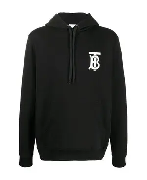 Burberry Monogram-motif Hoodie - Black
