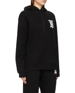 Burberry Monogram-motif Hoodie - Black