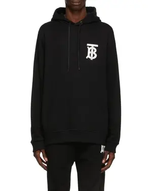 Burberry Monogram-motif Hoodie - Black