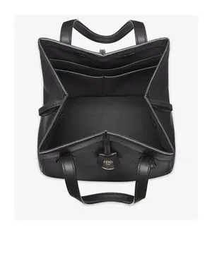 Fendi Origami Medium Tote Bag - Black