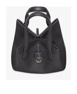 Fendi Origami Medium Tote Bag - Black