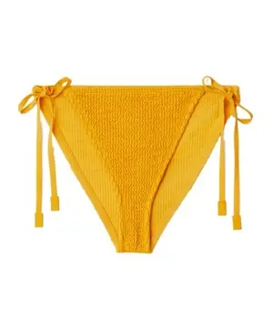 Burberry Crinkled Texture Side-tied Bikini Briefs