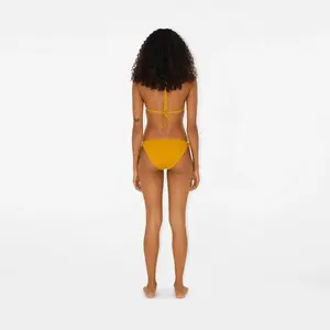 Burberry Crinkled Texture Side-tied Bikini Briefs