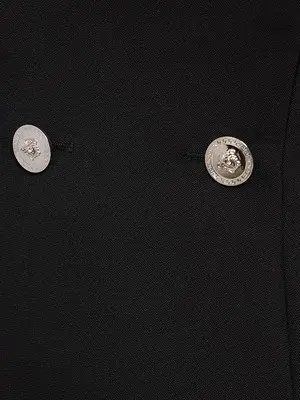 Versace Button Detailed Long-sleeved Dress