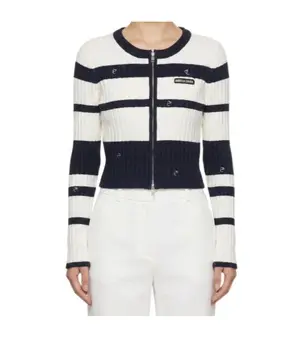 Marissa Chiara Colorblock Heart Knit Cardigan