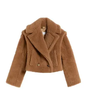 Max Mara Santos Double-breasted Coat - Camel