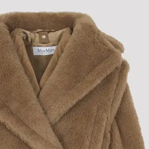 Max Mara Santos Double-breasted Coat - Camel