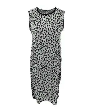 Max Mara Sleeveless Dress With Round Neck And Button Back