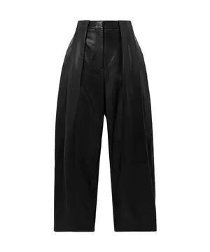 Balmain Pleated Wide-leg Trousers