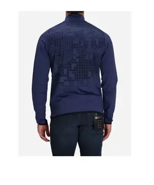 Hugo Boss Geometric-pattern Zip-up Sweatshirt