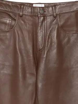 HAIKURE Leather Five-pocket Trousers