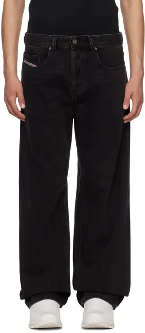 DIESEL® 2001 D-macro Straight Jeans - Black