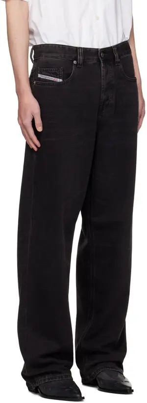 DIESEL® 2001 D-macro Straight Jeans - Black