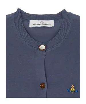 VIVIENNE WESTWOOD Bea Cropped Cardigan - Blue