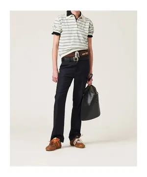 Miu Miu Pleated Batavia Pants