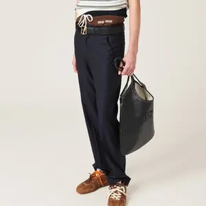 Miu Miu Pleated Batavia Pants