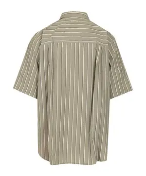Isabel Marant Étoile Labilio Striped Short-sleeve Shirt - Gray